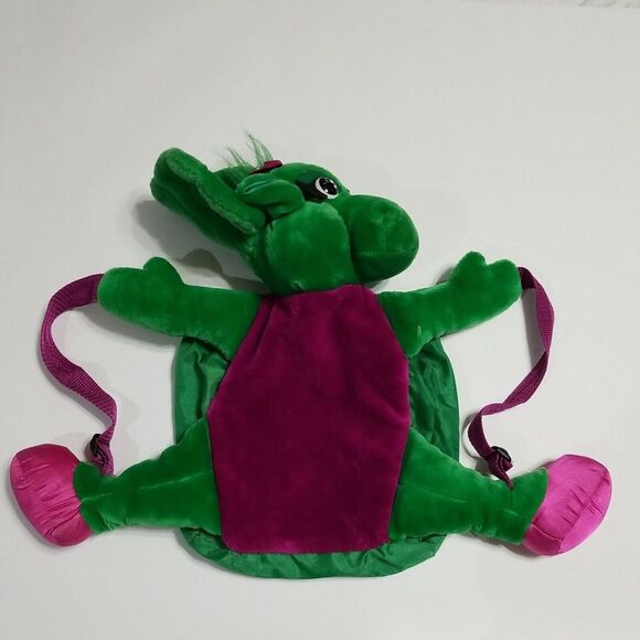 Toys | Vintage 9s Barney Friends Baby Bop Plush Backpack Dinosaur Rare ...